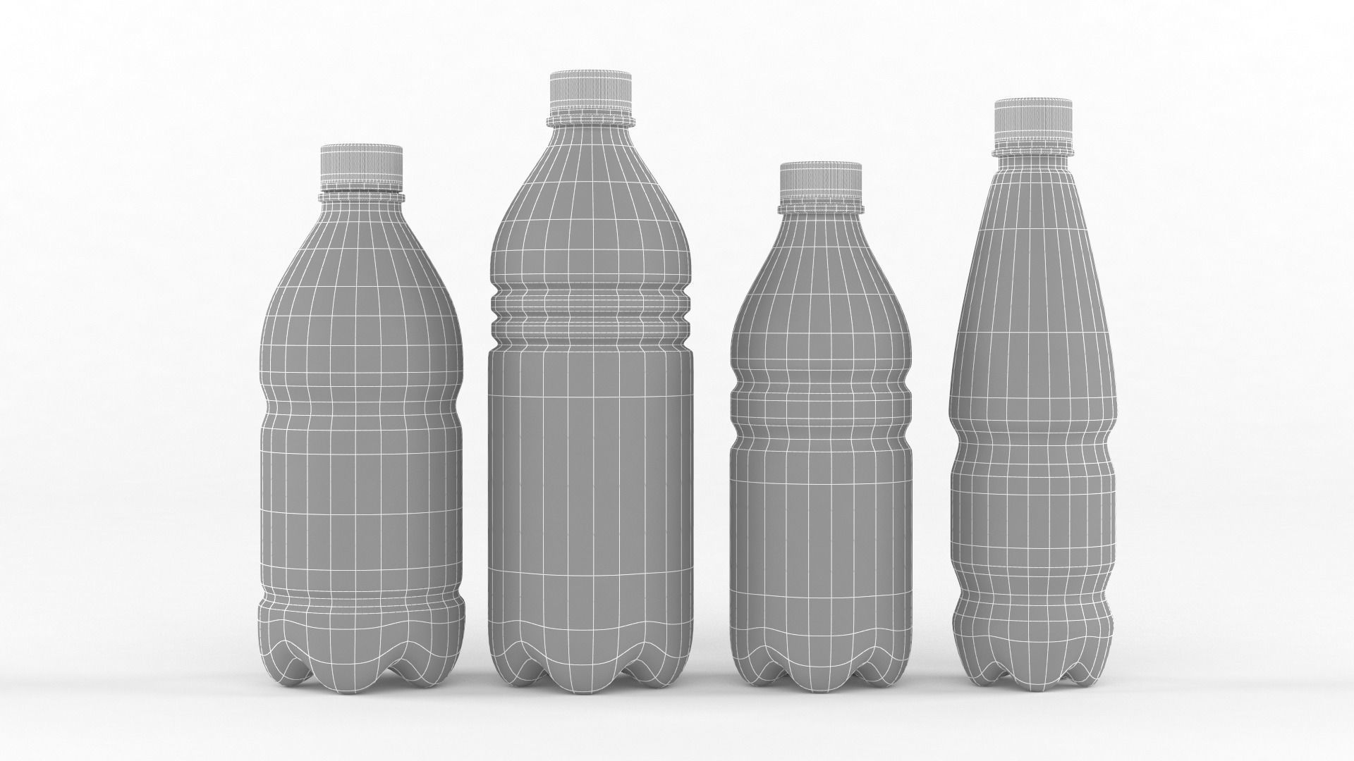 Plastic Bottles 3D model | CGTrader
