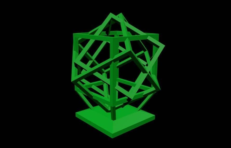 4D Complex Cubes 3D Print Ready free 3D model 3D printable | CGTrader