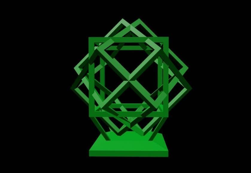 4D Complex Cubes 3D Print Ready free 3D model 3D printable | CGTrader