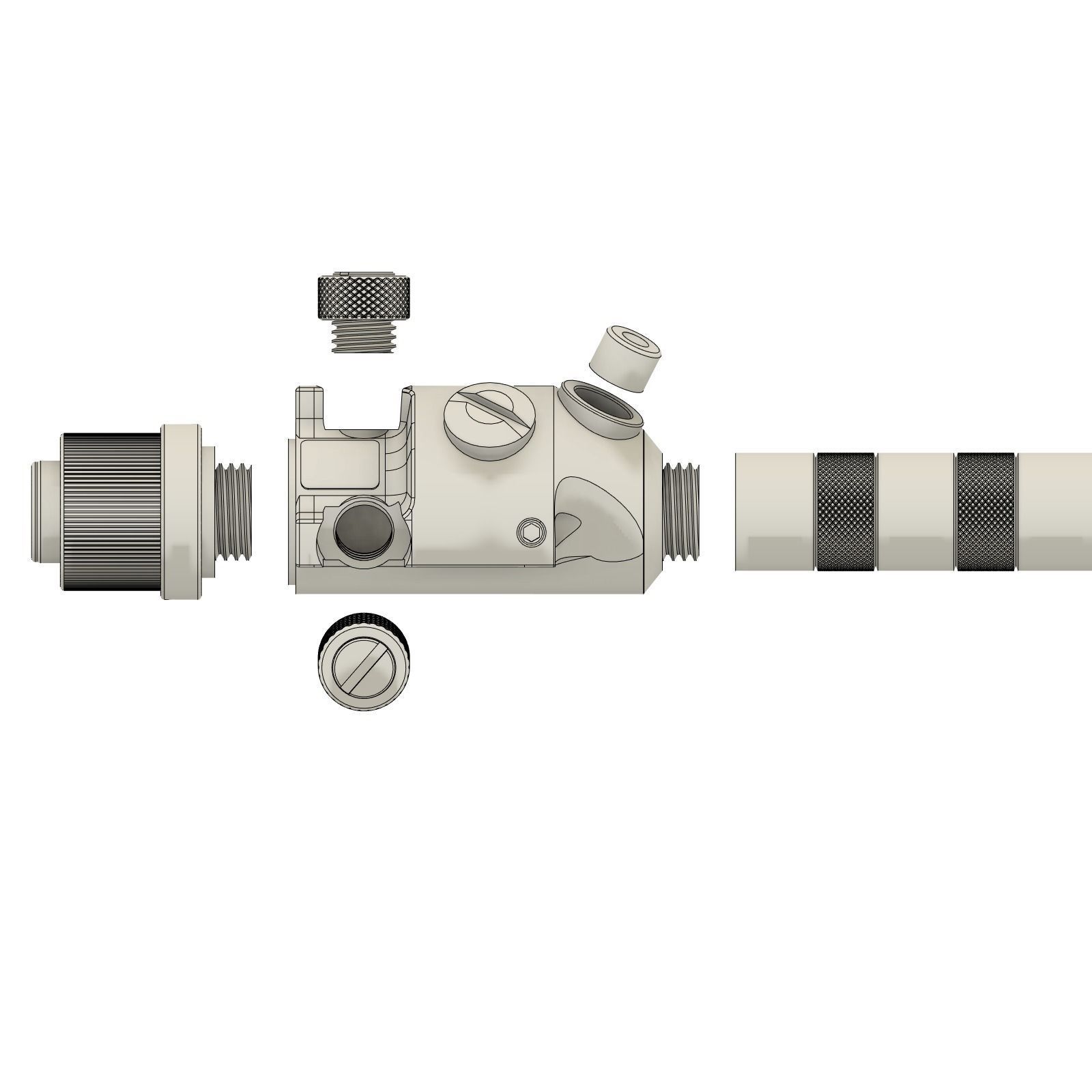 LZ Answerer - Resident Evil Village - 3D Printable - Lightsaber 3D ...