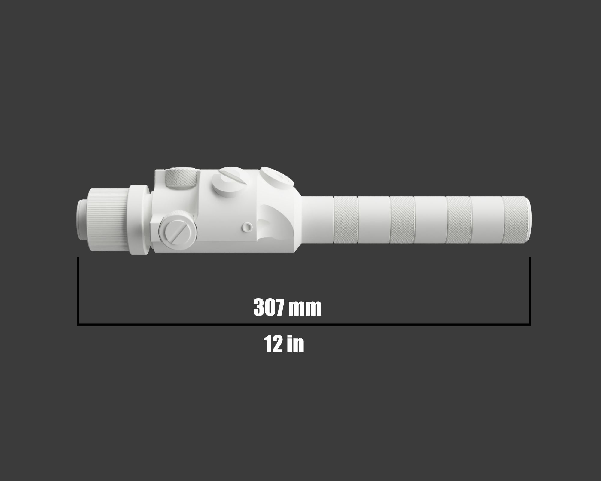 LZ Answerer - Resident Evil Village - 3D Printable - Lightsaber 3D ...