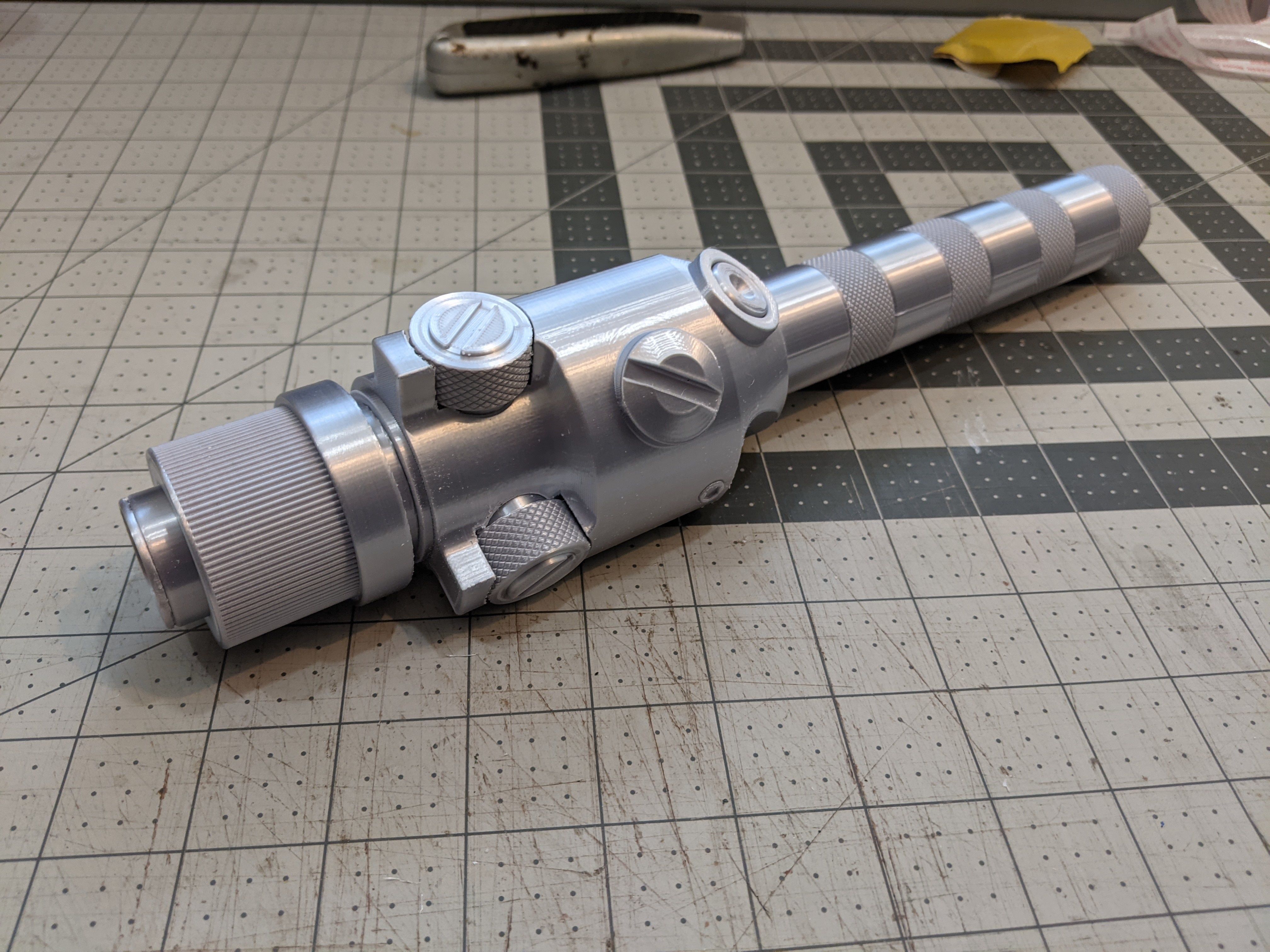 LZ Answerer - Resident Evil Village - 3D Printable - Lightsaber 3D ...