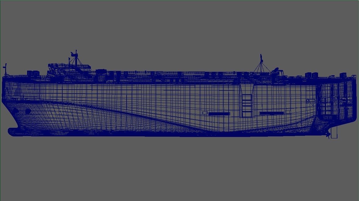 MV Modern Express 3D model | CGTrader