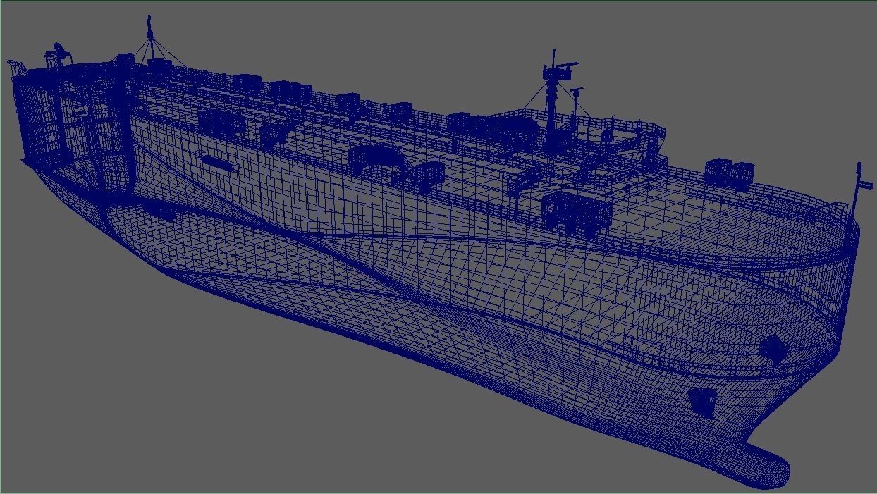 MV Modern Express 3D model | CGTrader