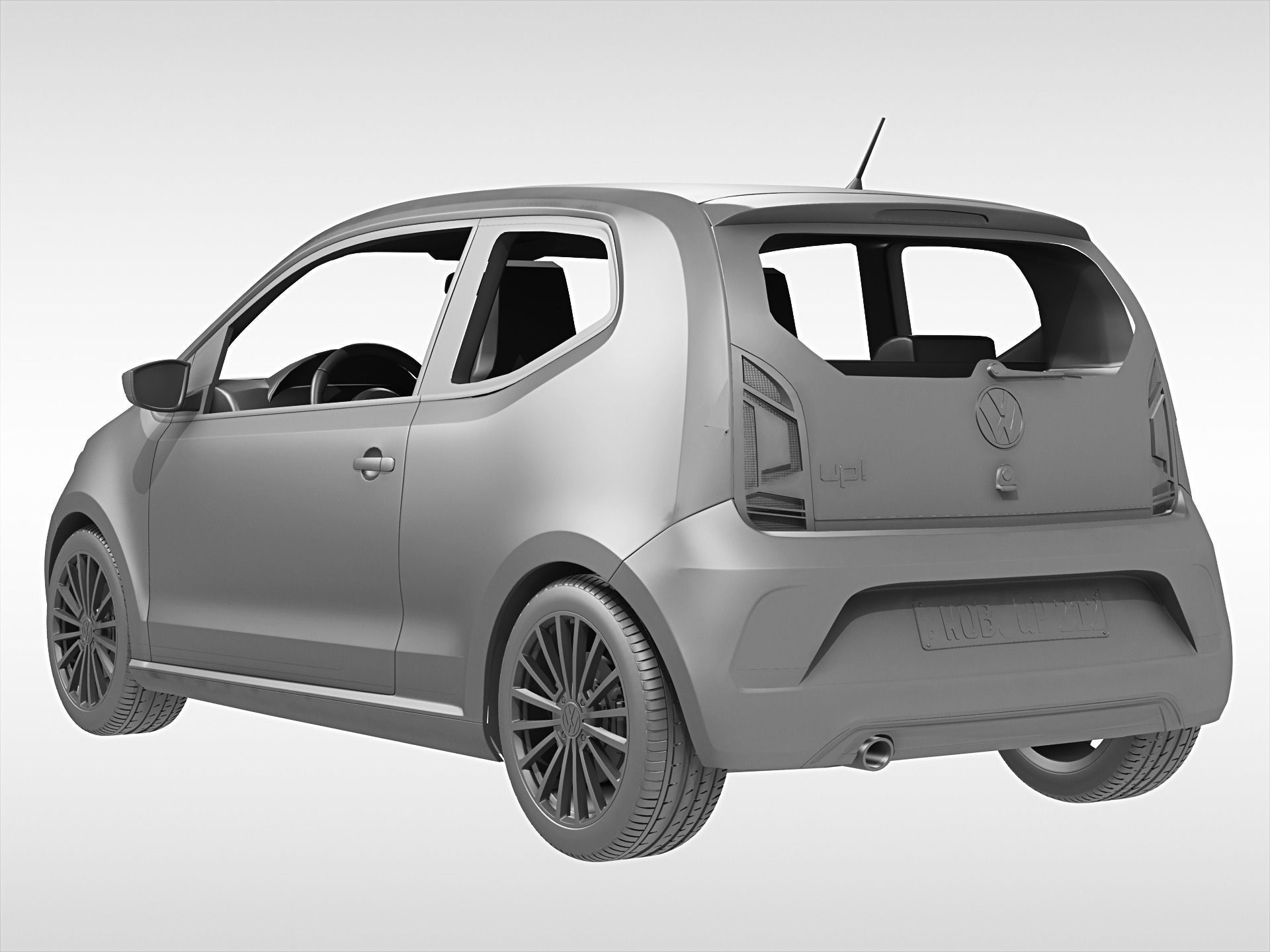 Volkswagen Up 2017 3D model | CGTrader
