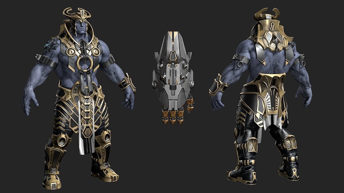 202106027 armor of character in starcraft 3D model | CGTrader