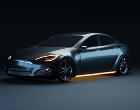Animated Tesla car 3D Models | CGTrader