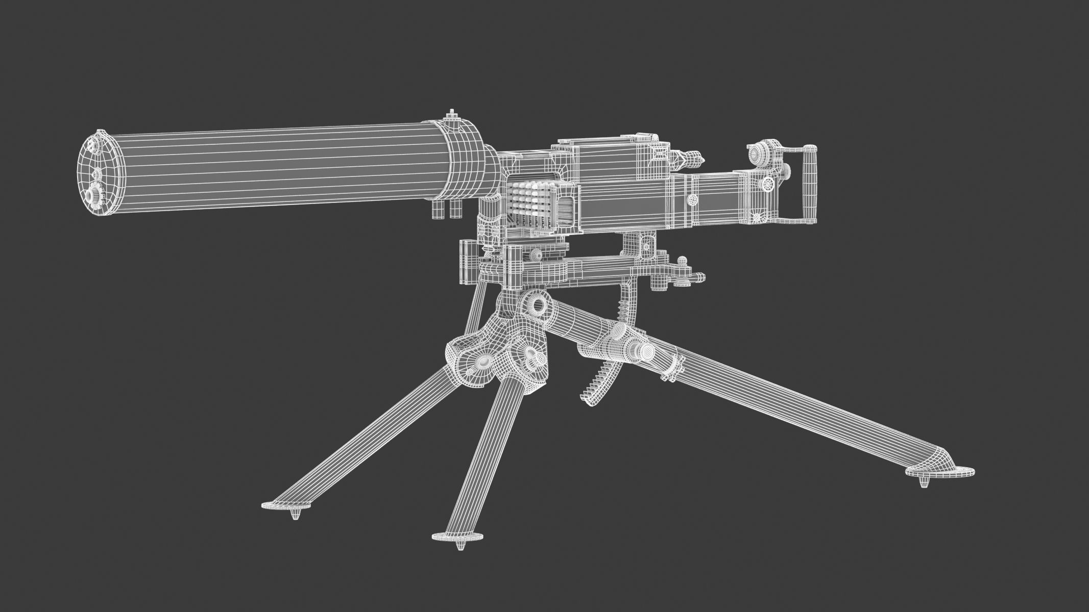 Fiat-Revelli Modello 1914 3D model | CGTrader