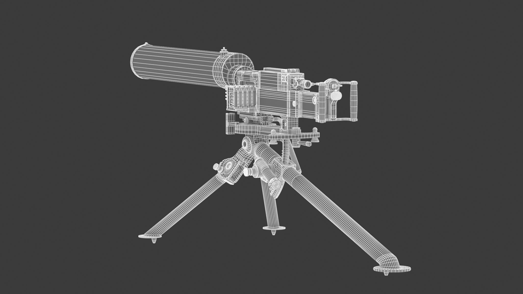 Fiat-Revelli Modello 1914 3D model | CGTrader