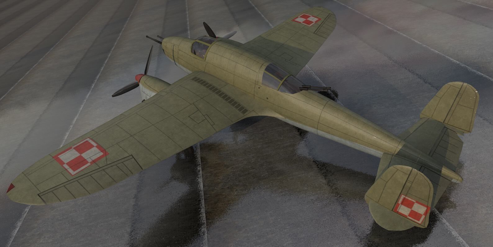 PZL P-38 Wilk 3D model | CGTrader