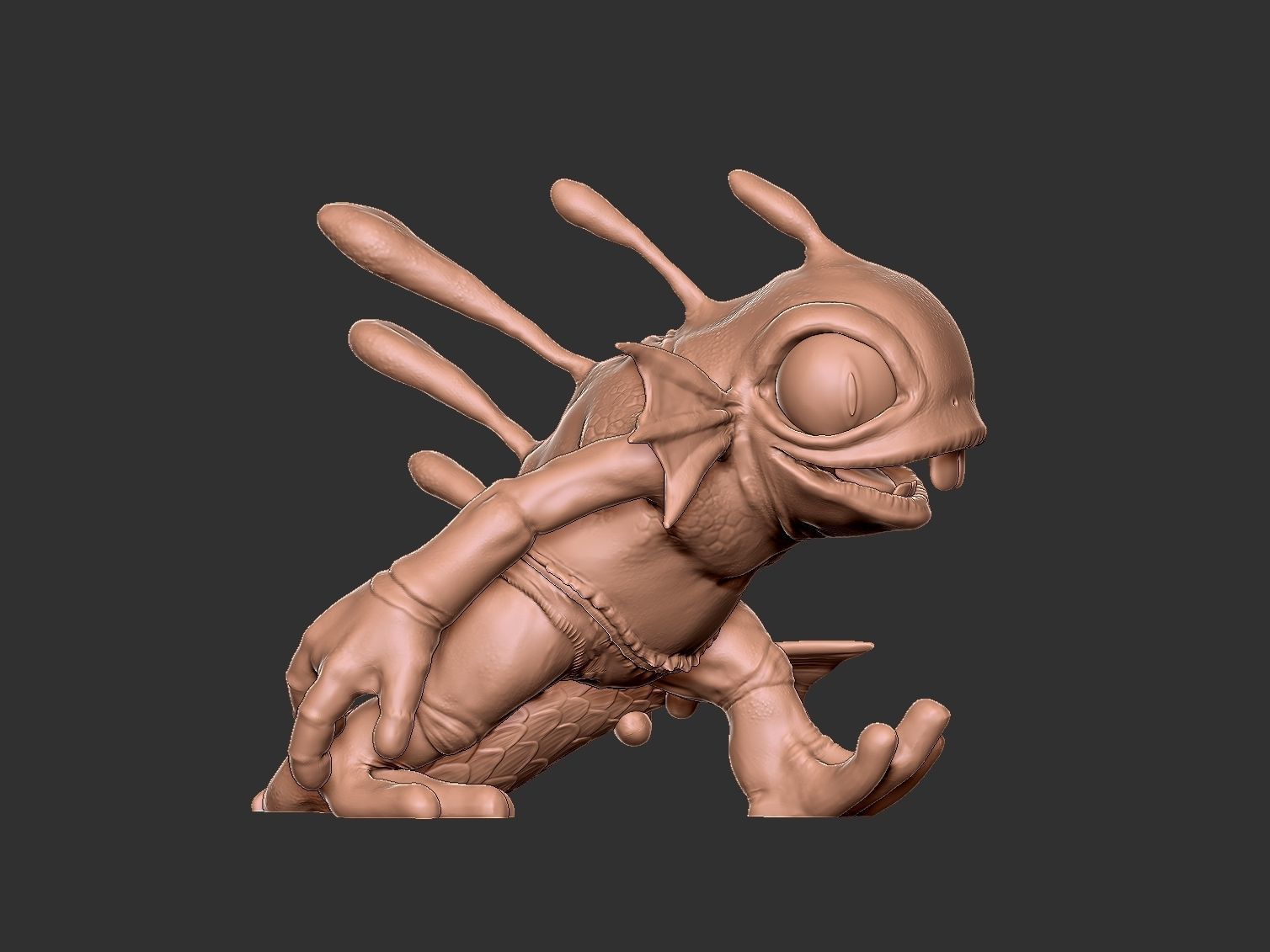 murloc-murky-Heroes of the Storm- 3dprinter 3D model 3D printable ...