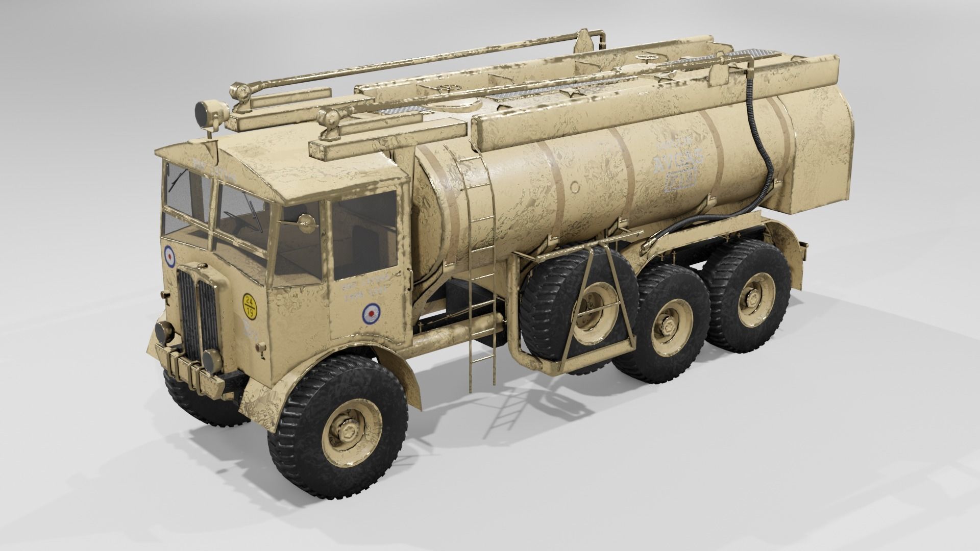 3D model AEC Matador Fuel Bowser VR / AR / low-poly | CGTrader