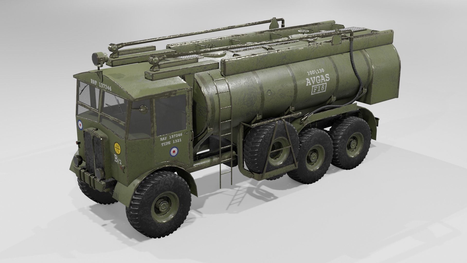 3D model AEC Matador Fuel Bowser VR / AR / low-poly | CGTrader