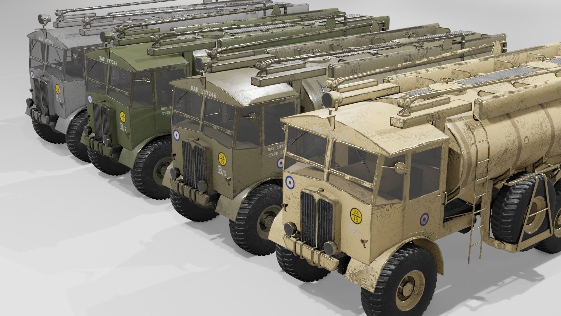 3D model AEC Matador Fuel Bowser VR / AR / low-poly | CGTrader