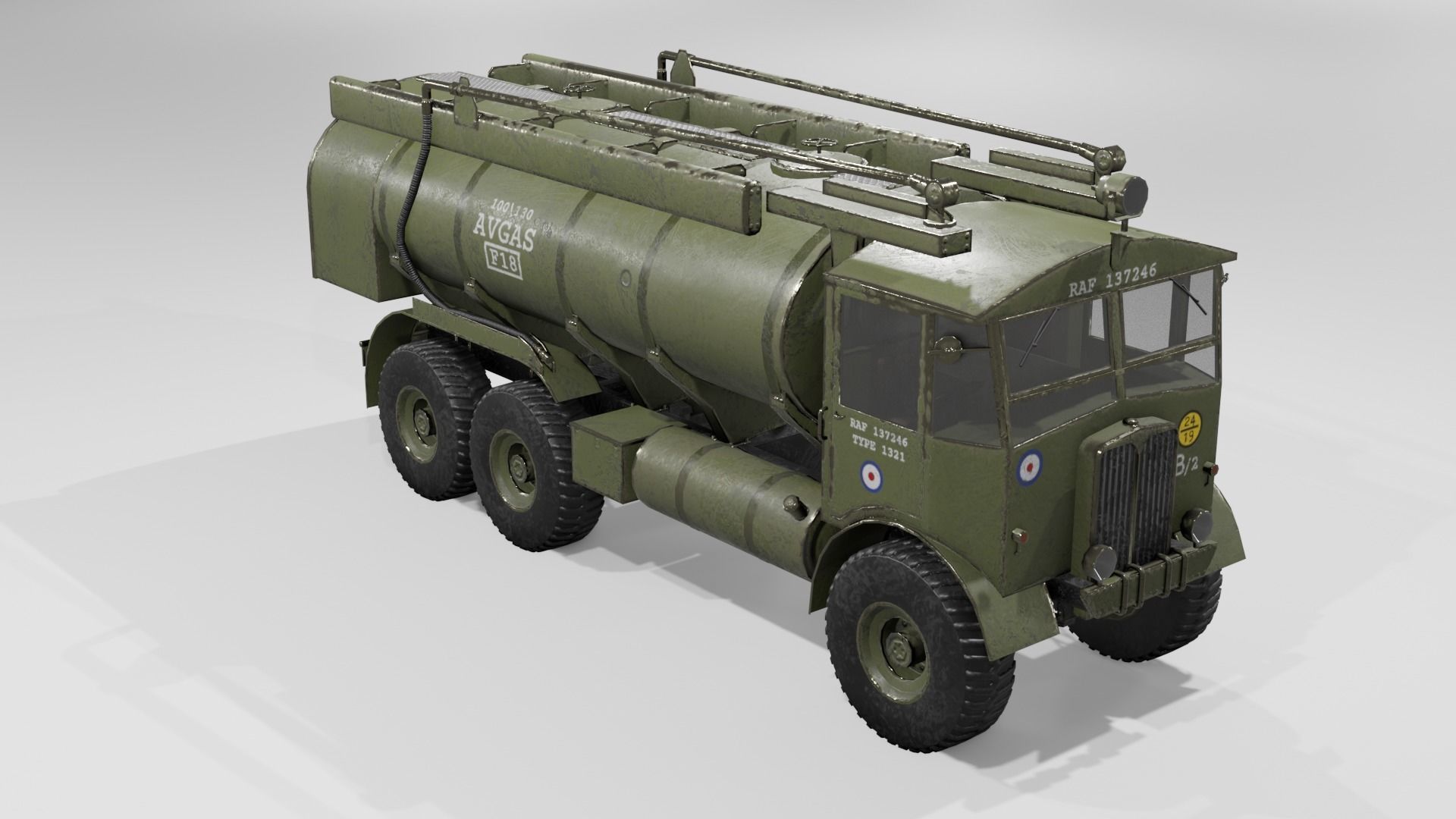 3D model AEC Matador Fuel Bowser VR / AR / low-poly | CGTrader