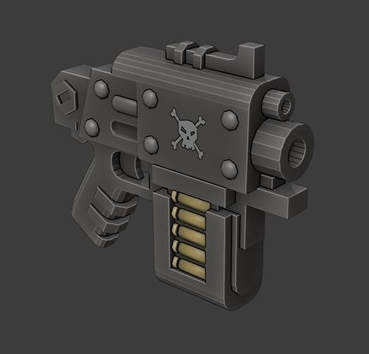 Sci-Fi Gun free VR / AR / low-poly 3D model | CGTrader