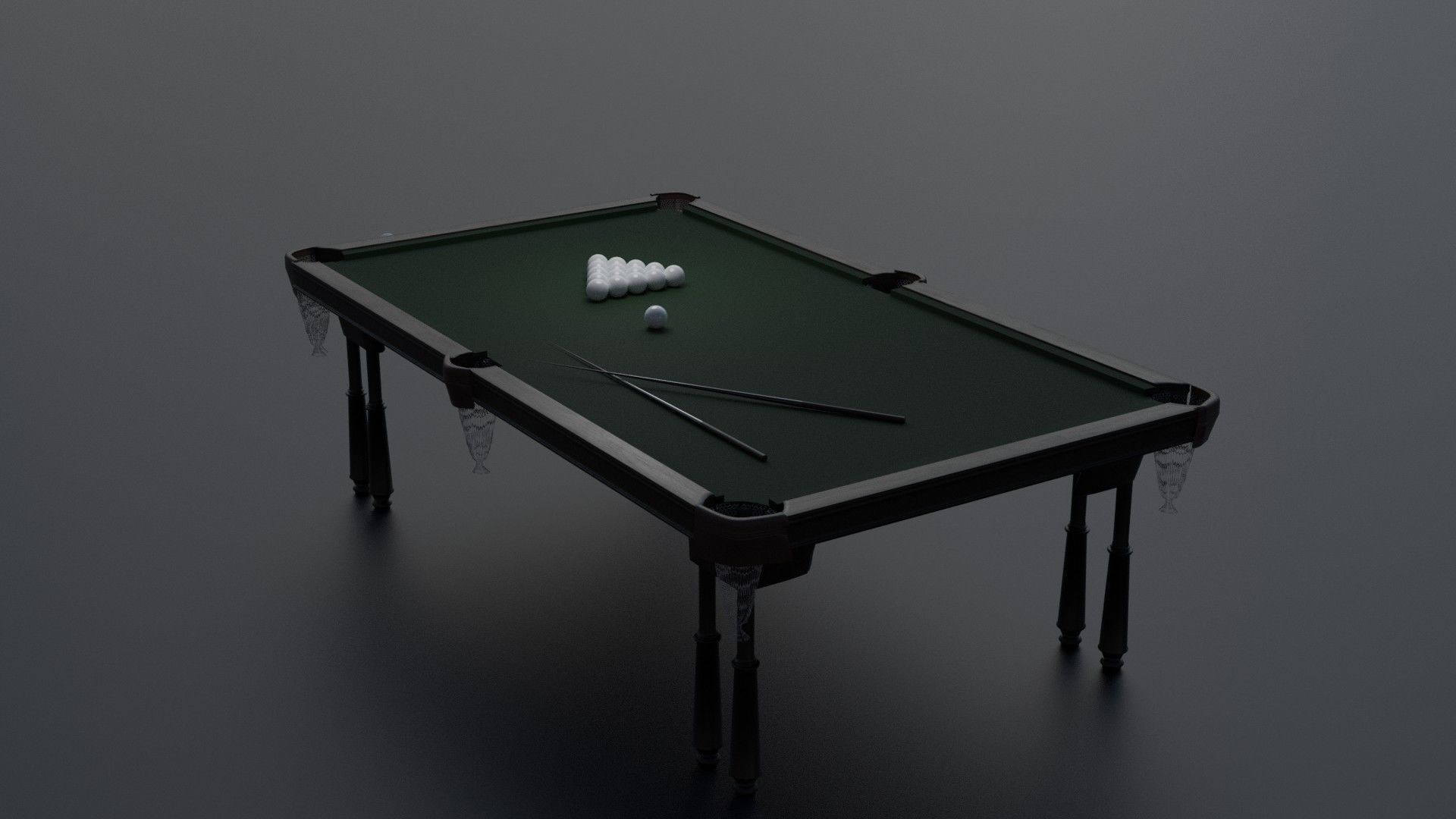 3D MODEL OF BILLIARD TABLE 3D model | CGTrader