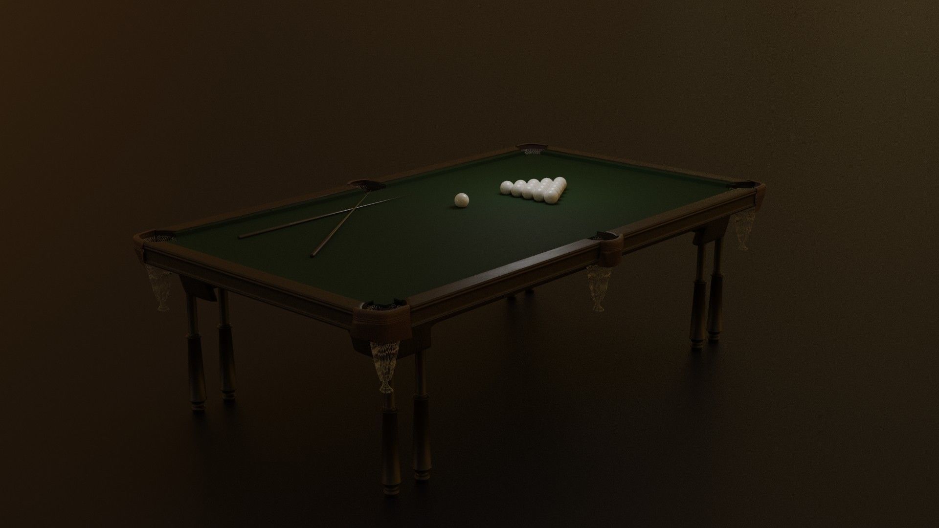3D MODEL OF BILLIARD TABLE 3D model | CGTrader