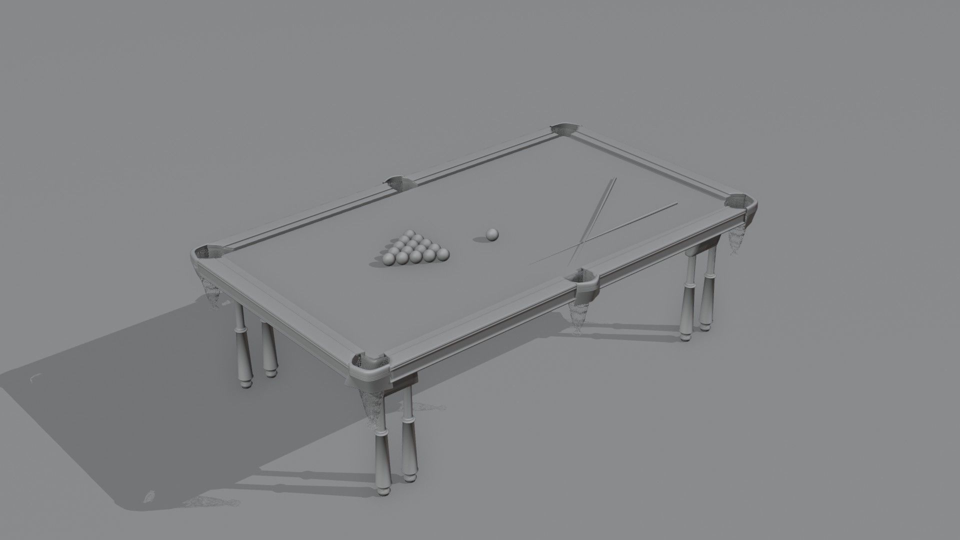 3D MODEL OF BILLIARD TABLE 3D model | CGTrader