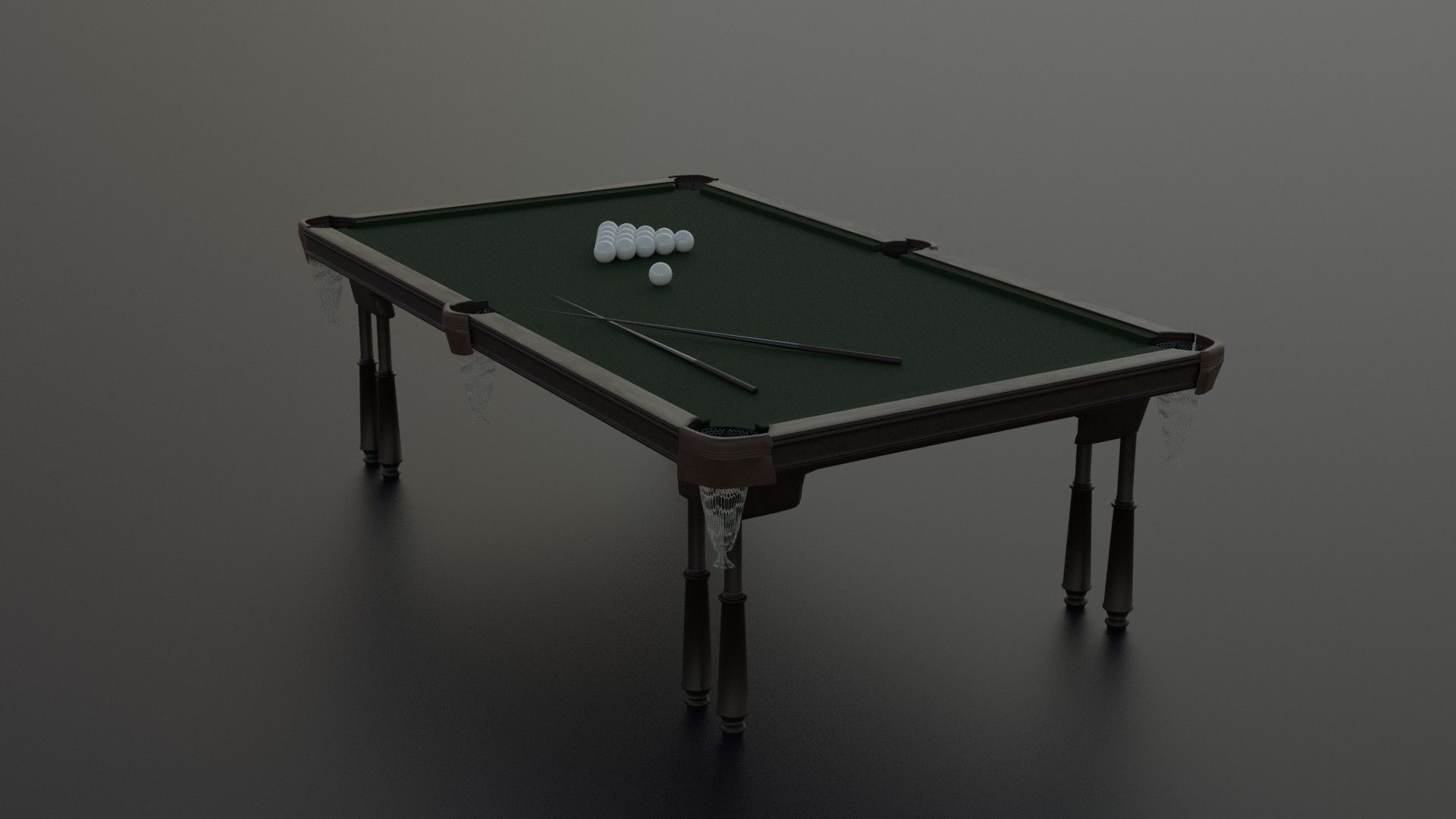 3D MODEL OF BILLIARD TABLE 3D model | CGTrader