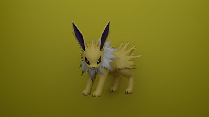 pokemon jolteon 3D model 3D printable | CGTrader
