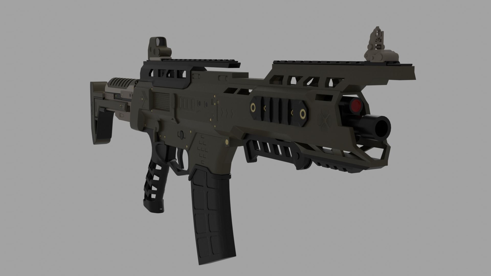 rifle gun 3D model | CGTrader