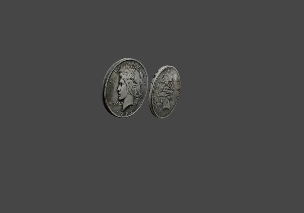 3D model Two Faces Coin VR / AR / low-poly | CGTrader