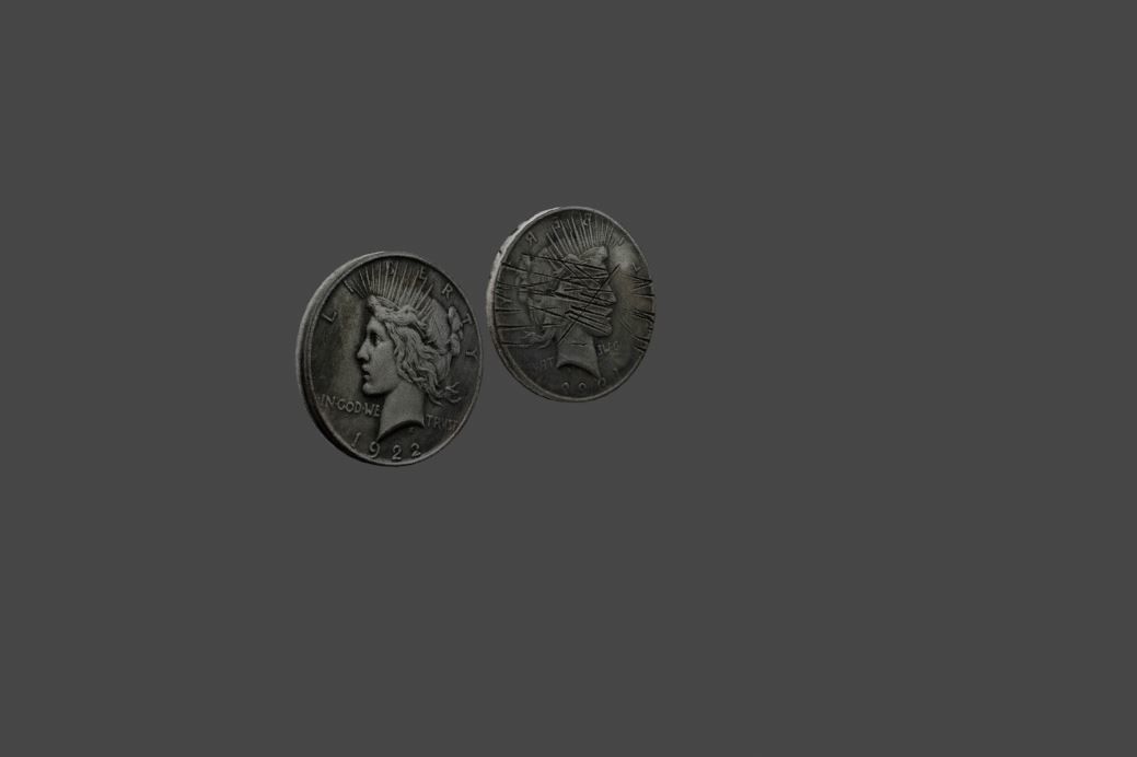 3D model Two Faces Coin VR / AR / low-poly | CGTrader