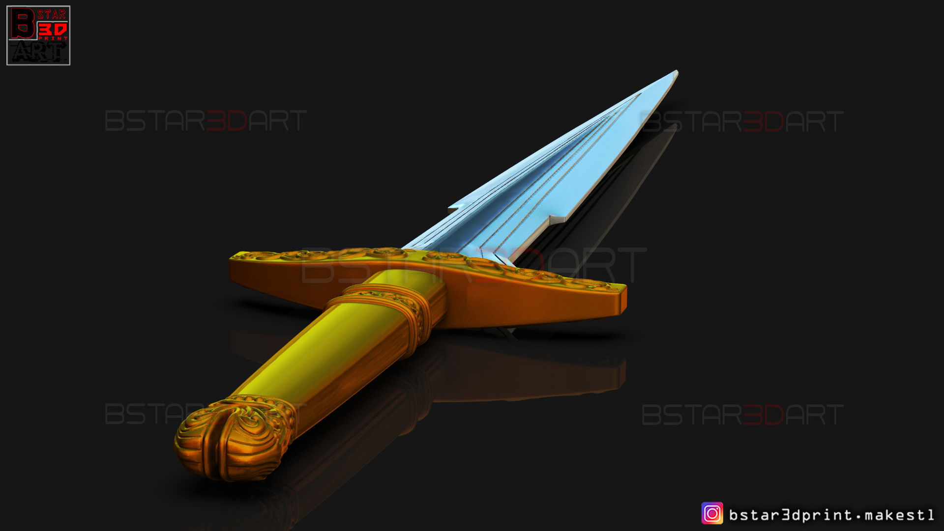 Loki Dagger 2021 - High Quality - Weapon of Loki - TV series 3D model ...