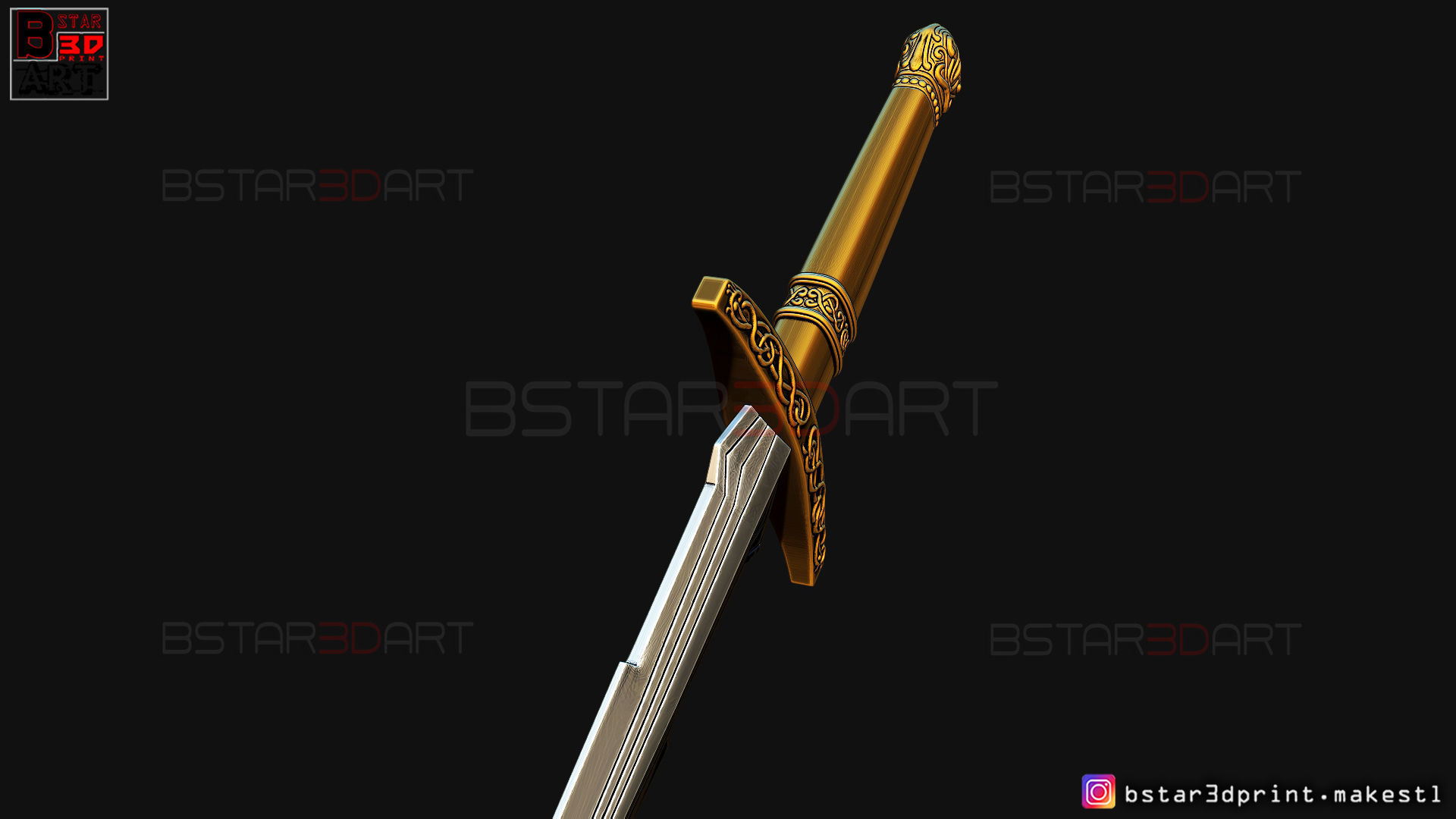 Loki Dagger 2021 - High Quality - Weapon of Loki - TV series 3D model ...