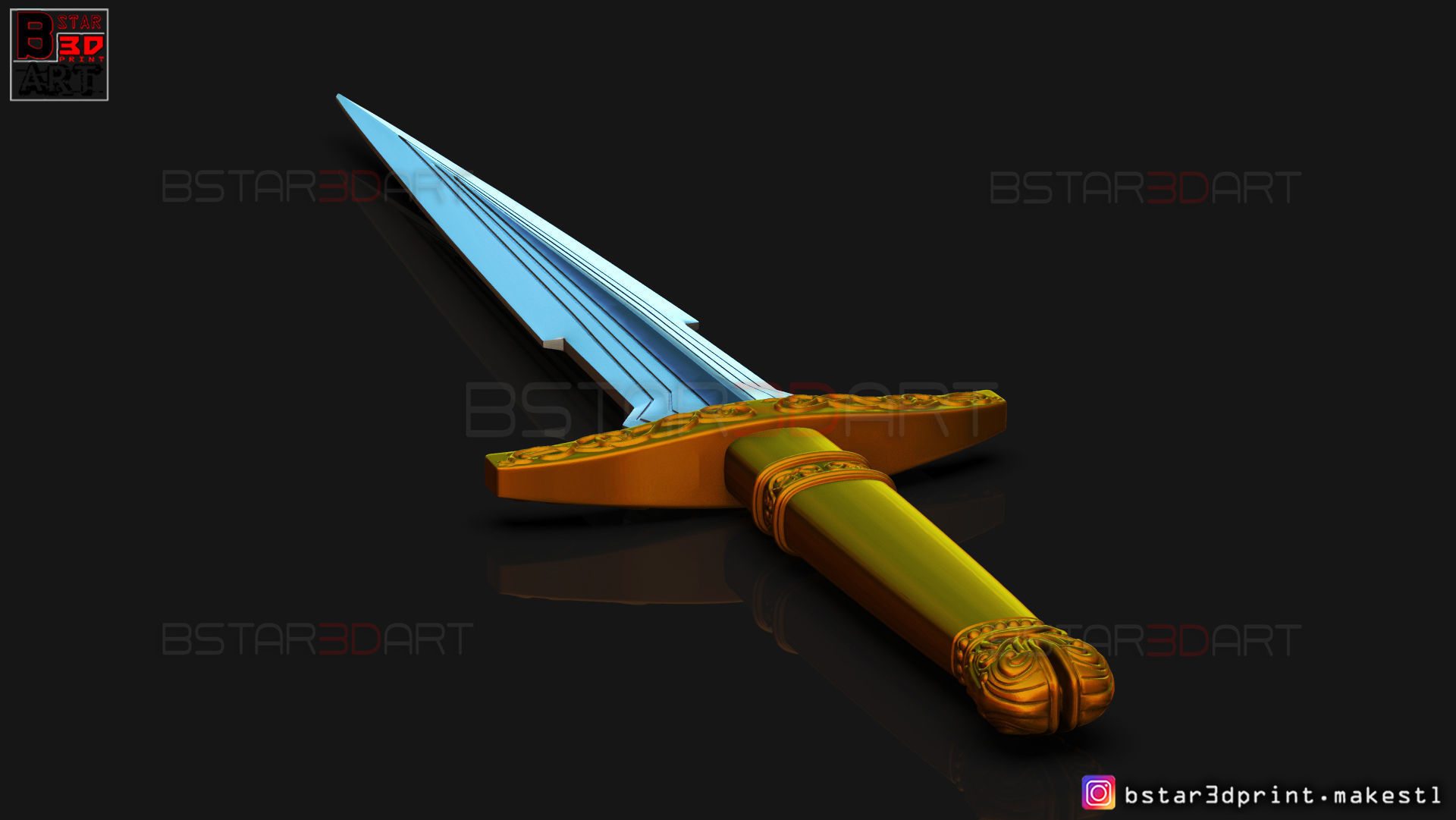 Loki Dagger 2021 - High Quality - Weapon of Loki - TV series 3D model ...