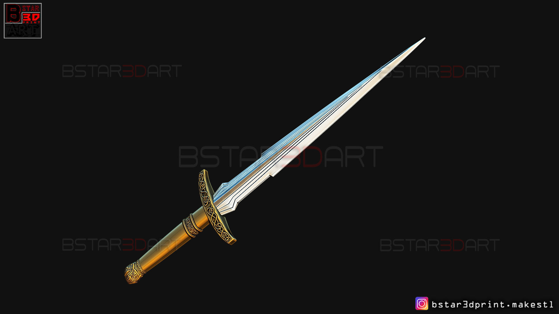 Loki Dagger 2021 - High Quality - Weapon of Loki - TV series 3D model ...