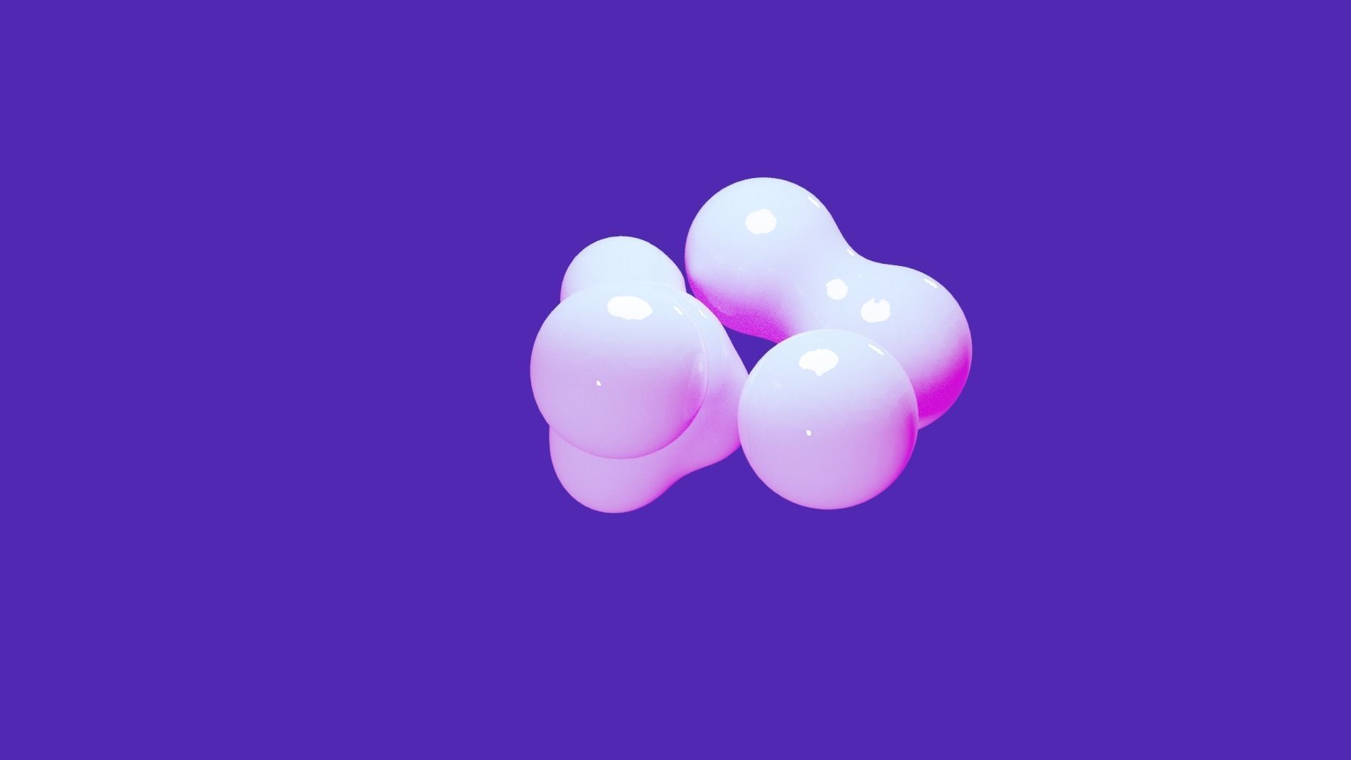 Merging Bubble Animation free 3D model animated | CGTrader