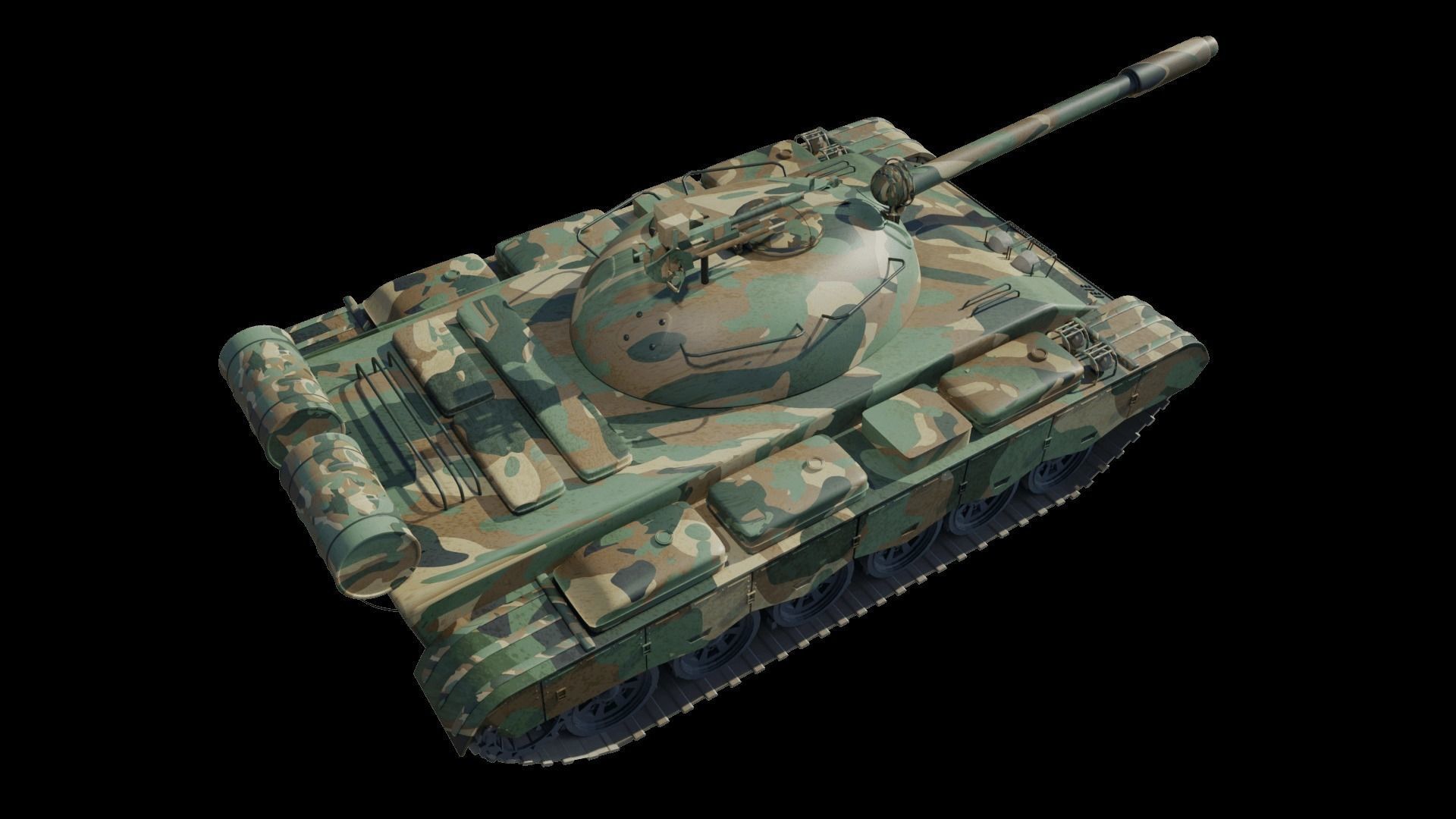 3D model T-69 Tank VR / AR / low-poly | CGTrader