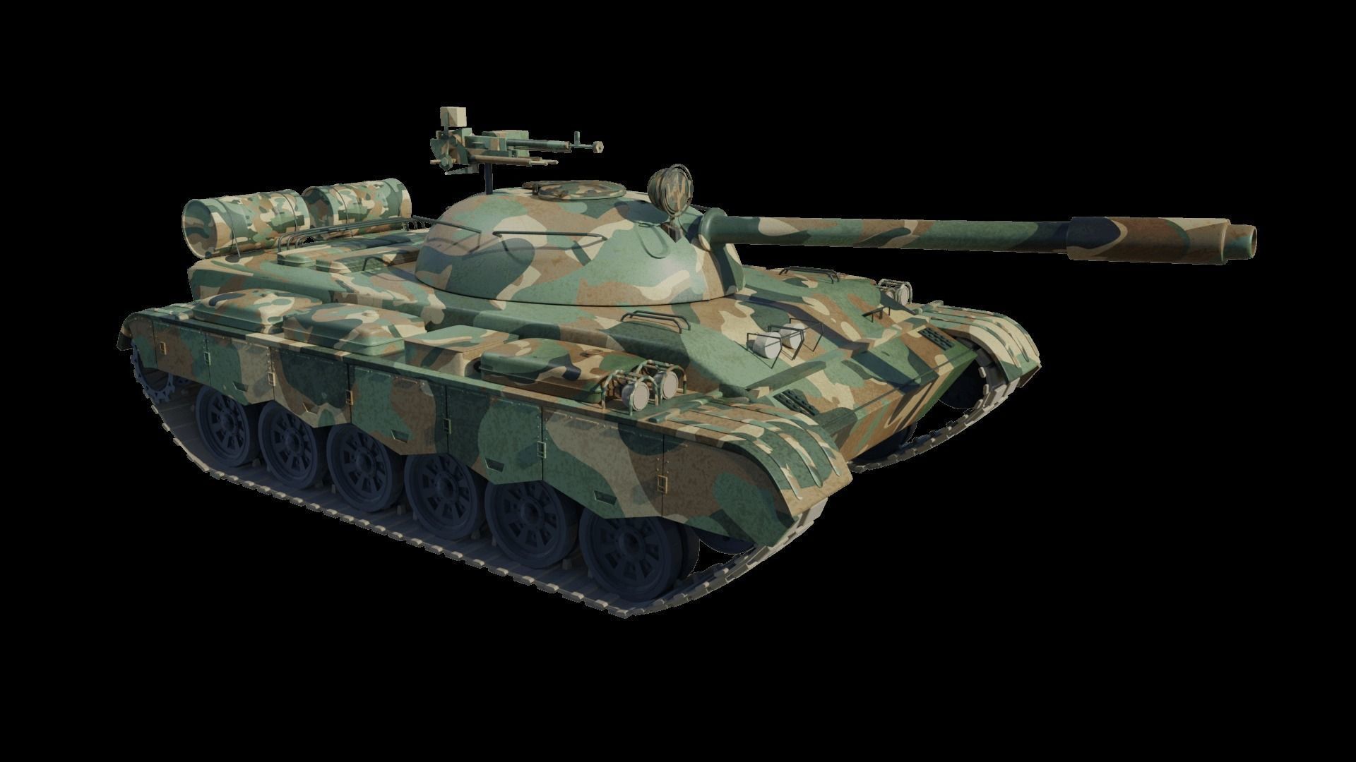 3D model T-69 Tank VR / AR / low-poly | CGTrader