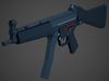3D model Stylized Mp5A2 SMG Low Poly Mobile Ready VR / AR / low-poly ...