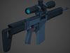 3D model Stylized SVCh Rifle Low Poly Mobile Ready VR / AR / low-poly ...