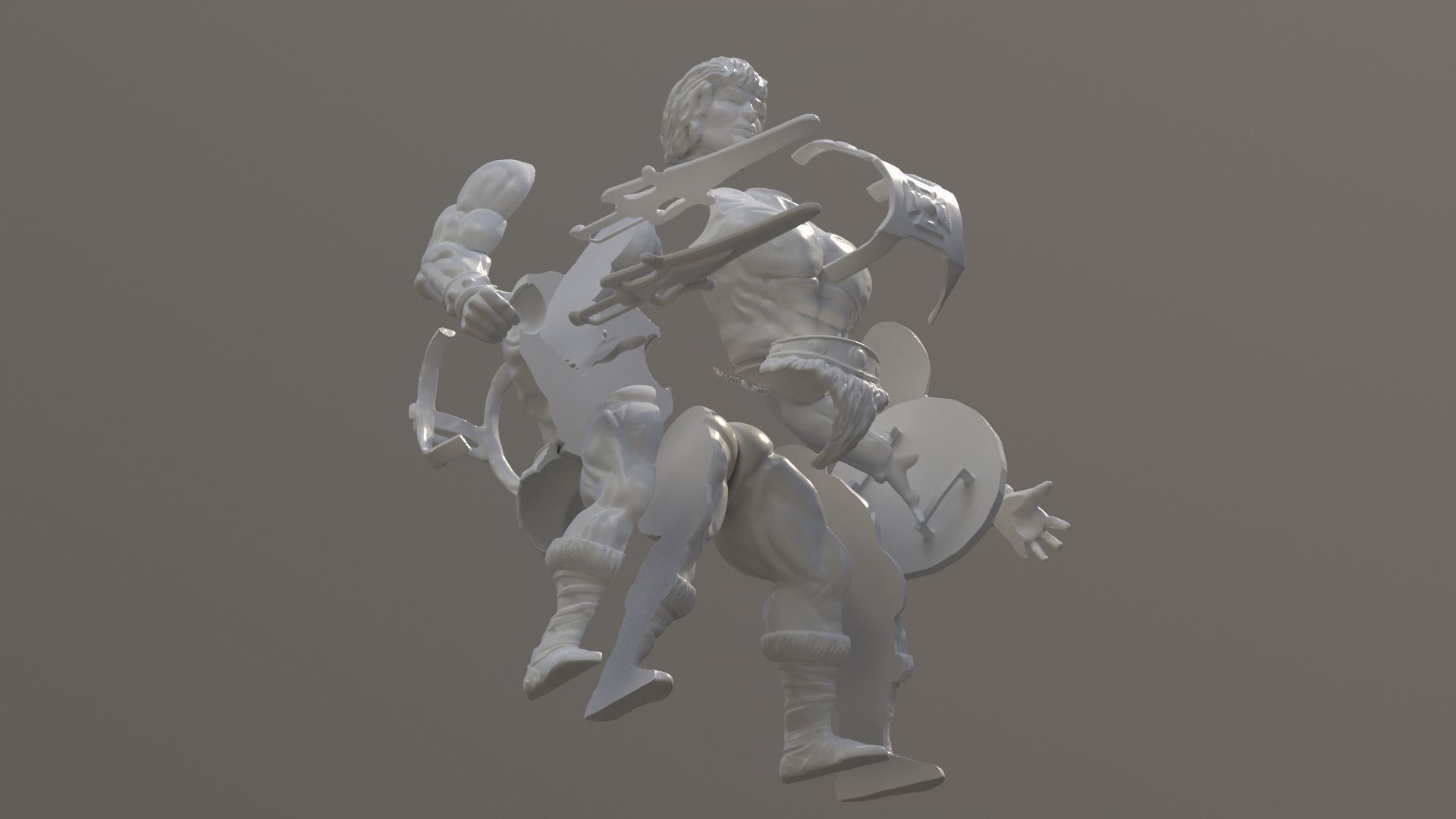 He-Man 1982 printable figure 3D model 3D printable | CGTrader