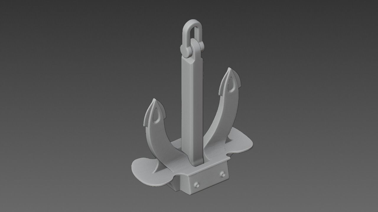 5 Ship Anchor Pack 01 3D model 3D printable | CGTrader
