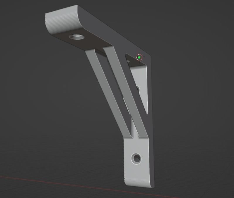 Shelf Bracket 2 3D model 3D printable | CGTrader