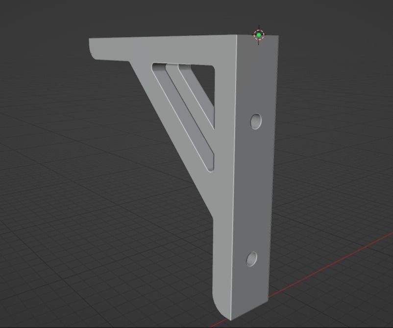 Shelf Bracket 2 3D model 3D printable | CGTrader