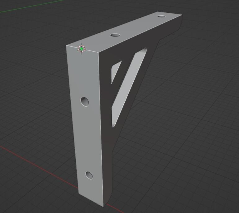 Shelf Bracket 2 3D model 3D printable | CGTrader