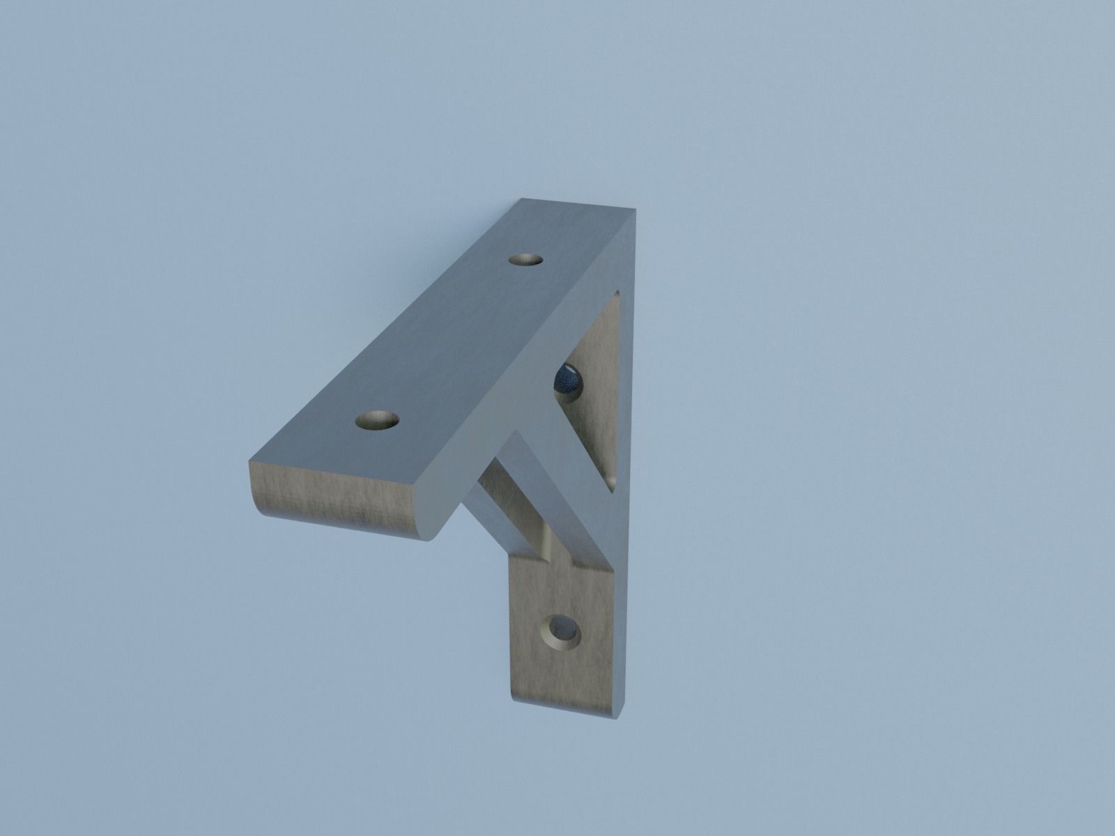Shelf Bracket 2 3D model 3D printable | CGTrader