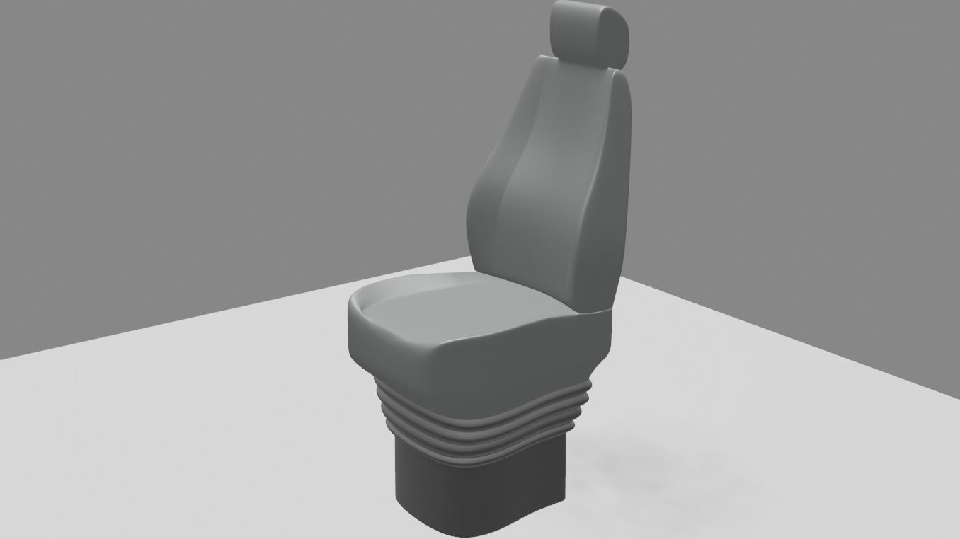 Bus Seat 3D model 3D printable | CGTrader