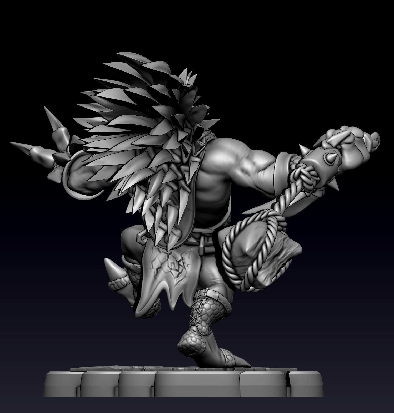 DOTA 2 BRISTLEBACK 3D model 3D printable | CGTrader