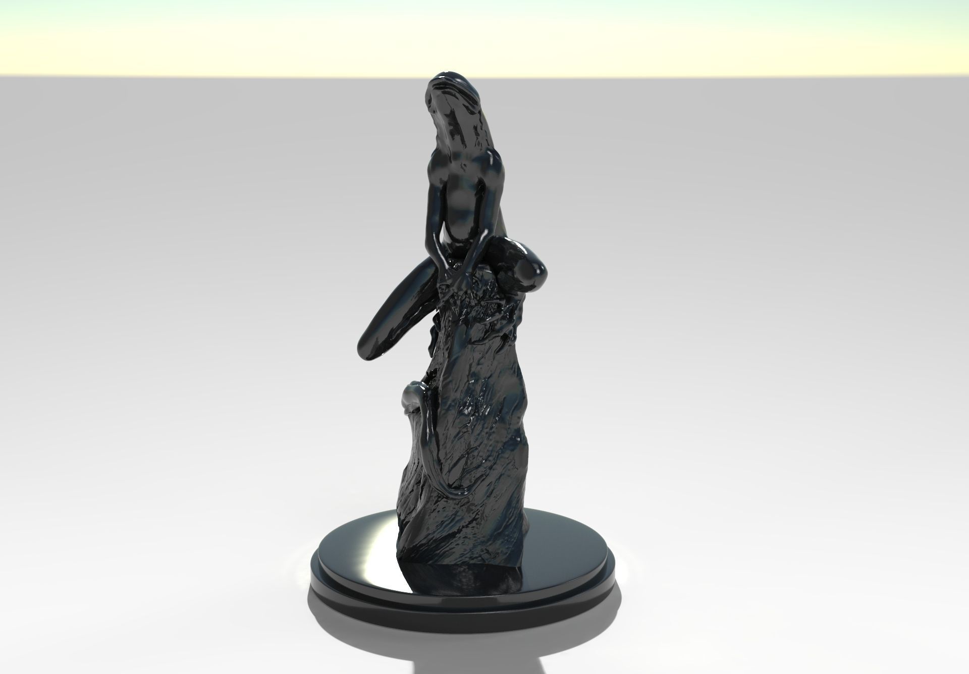 Alien frog concept 3D model 3D printable | CGTrader