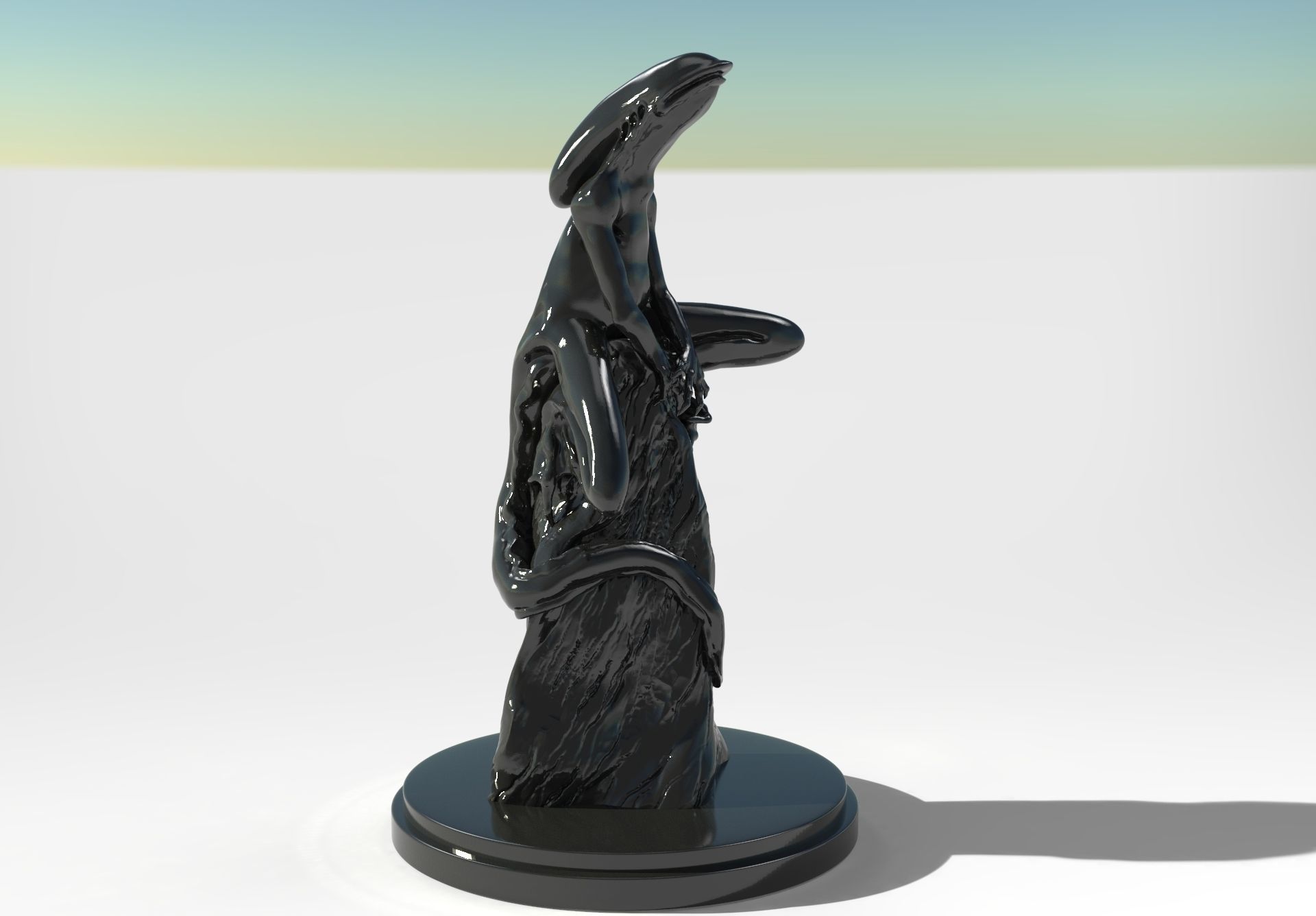 Alien frog concept 3D model 3D printable | CGTrader