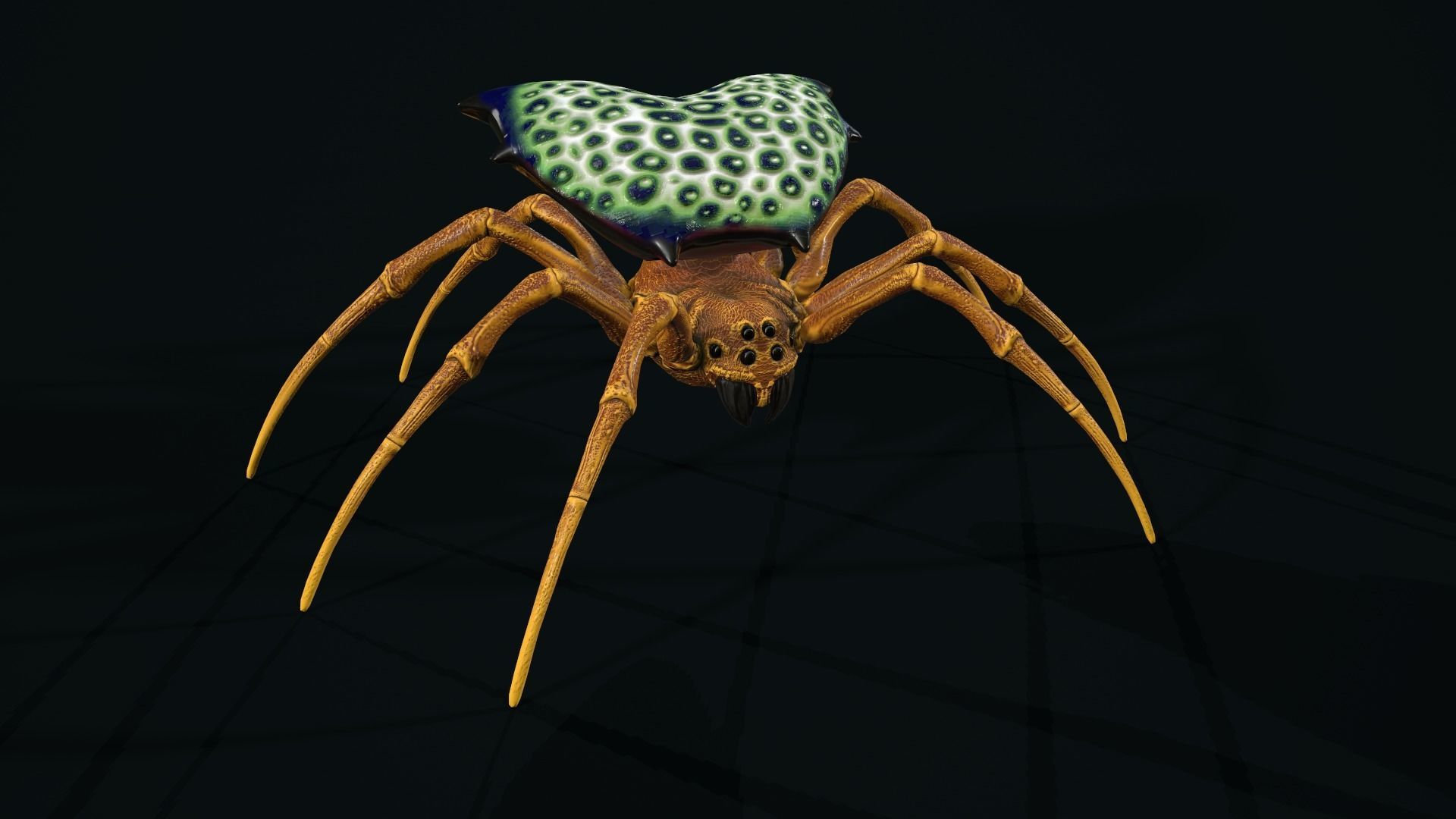 3D model Small Spiders VR / AR / low-poly rigged animated | CGTrader