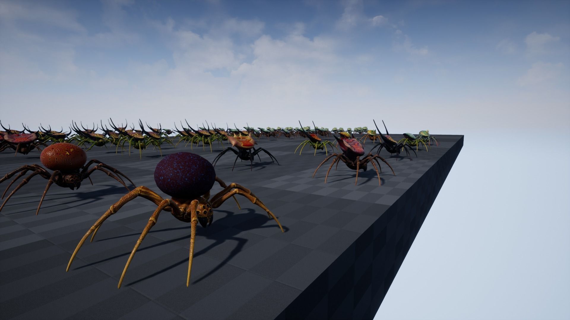 3D model Small Spiders VR / AR / low-poly rigged animated | CGTrader