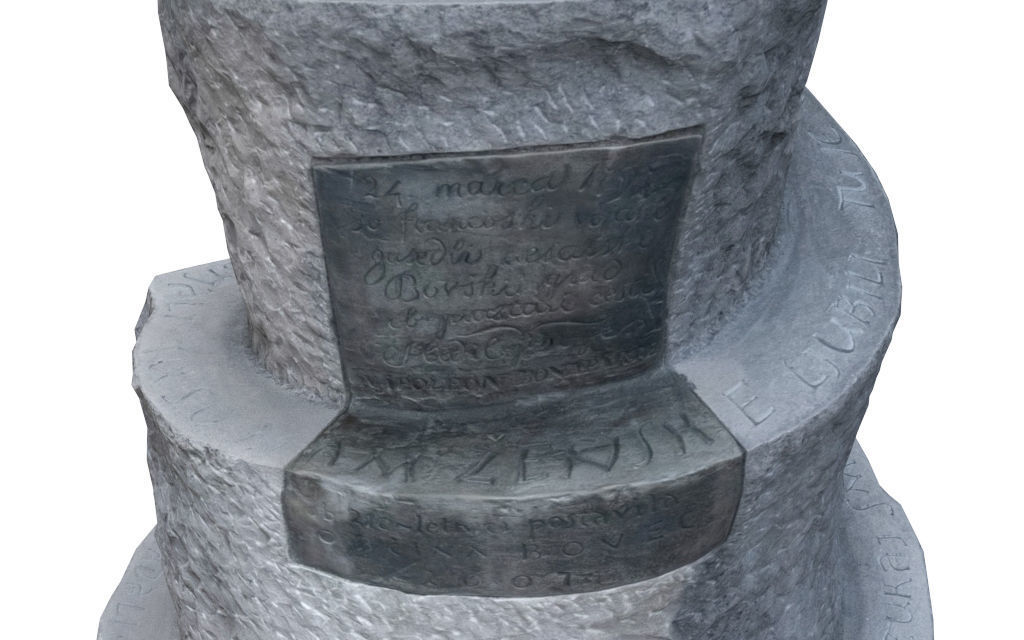 Historic totem helicoid shape 3D model | CGTrader